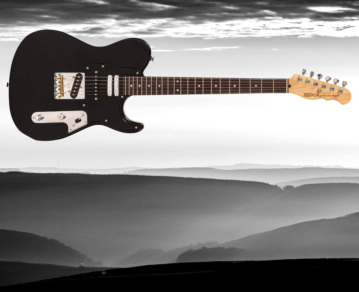 Fret-King guitars, professional working instruments designed in the UK