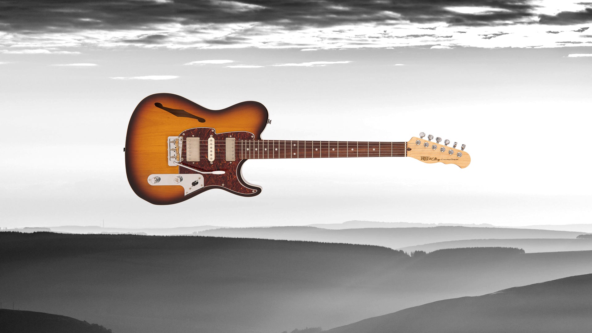 Fret-King guitars, professional working instruments designed in the UK