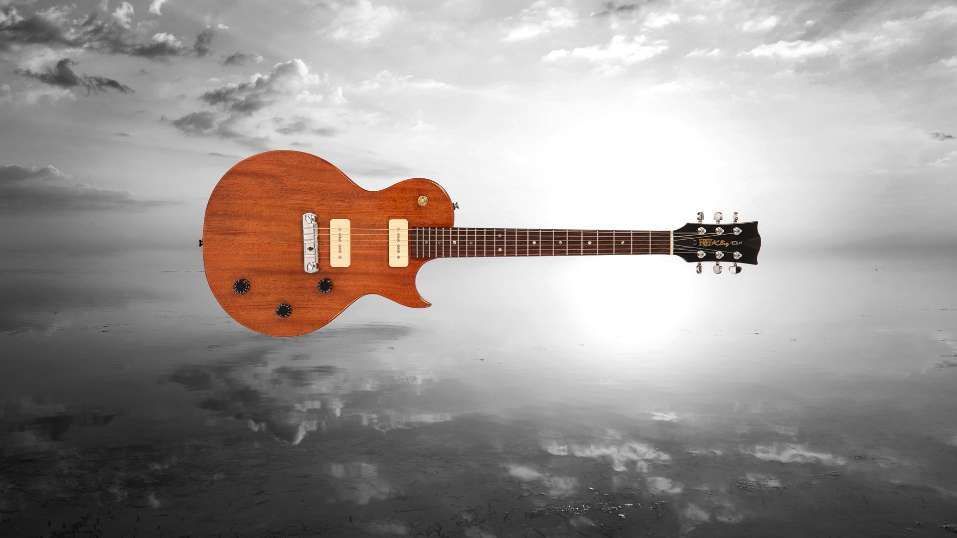 Fret-King guitars, professional working instruments designed in the UK
