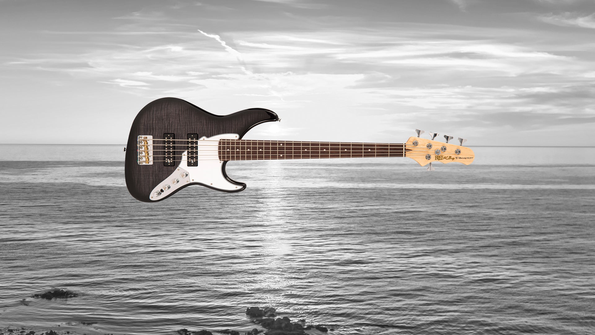 Fret-King guitars, professional working instruments designed in the UK
